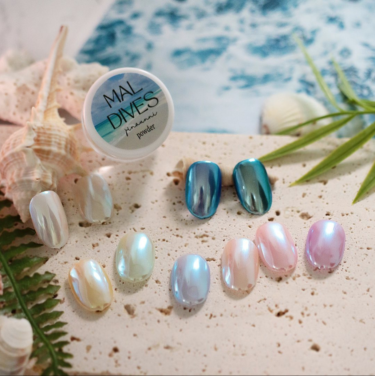 JINAUNNI MALDIVES CHROME POWDER | A TIPS NAILS